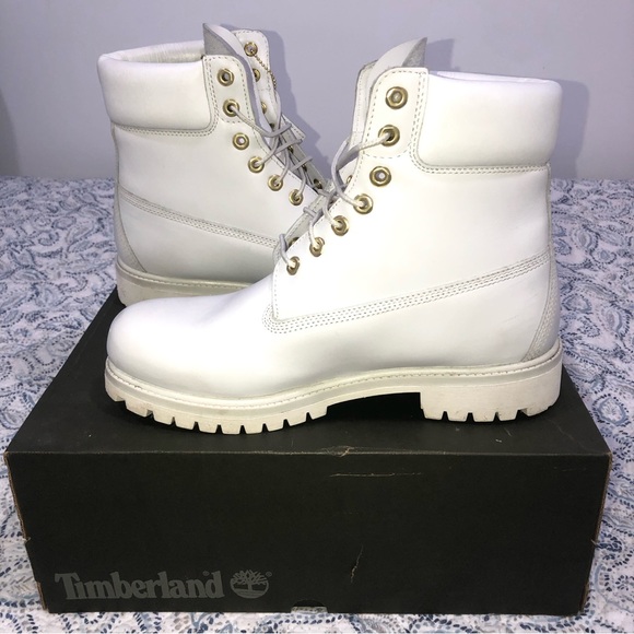 Timberland | Shoes | 6 Inch Premium Boot Ghost White Custom Boots Size ...